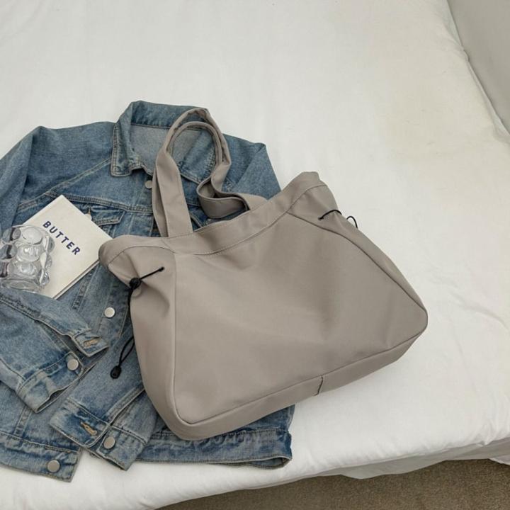 Bolso de mano de gran capacidad de estilo coreano, bolsa de compras ...