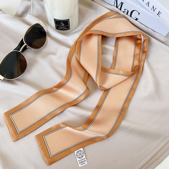 Bufanda Femenina Francesa con Estampado de Pañuelo Ribbon Headband ...