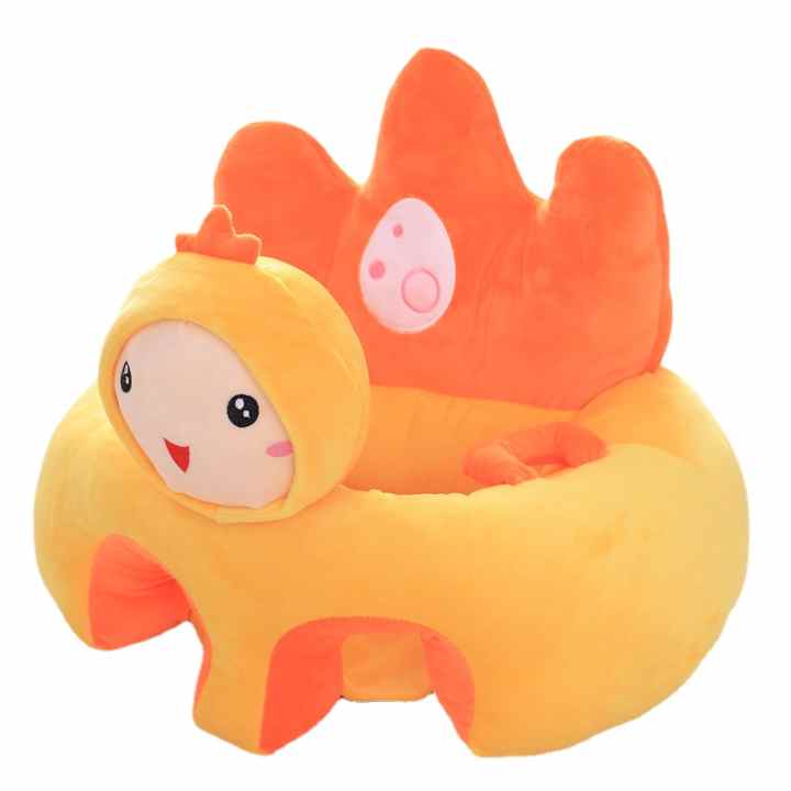 Asiento de apoyo para bebé, Puff lavable, sin relleno, para aprender a ...