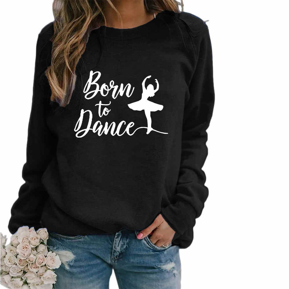 Sudadera holgada informal con estampado para mujer, ropa superior para ...