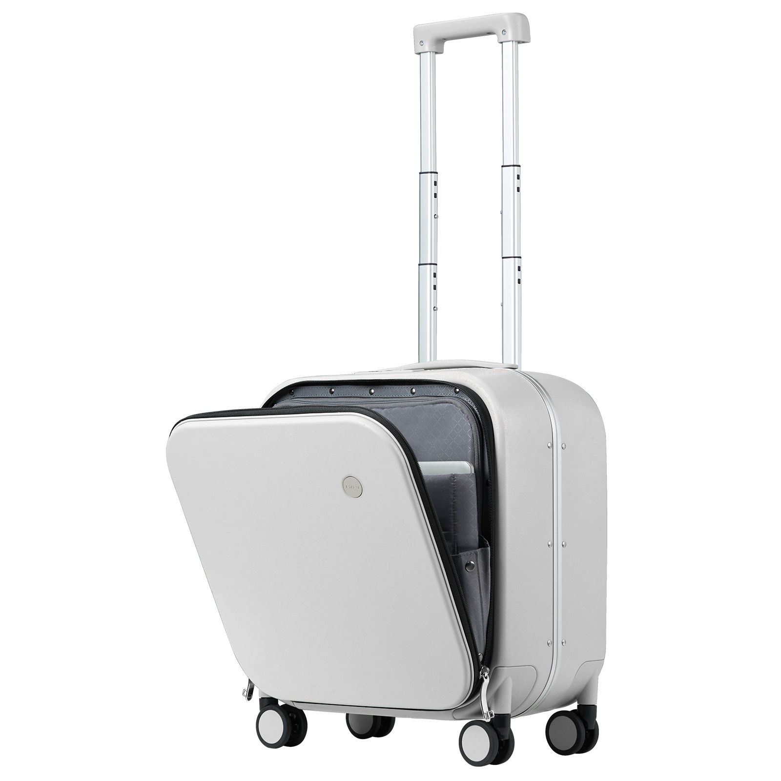 Maleta de 18 pulgadas con diseño cuadrado para mujer, Maleta moderna ...