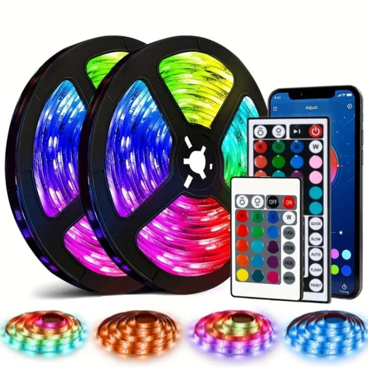 Tira de luces LED RGB 2835, sincronización de música, cambio de Color ...