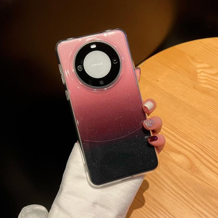 Funda de Teléfono de Brillo Degradado para Huawei Mate 60 Pro Mate 50 Pro Mate 40 Mate 30 Pro ...