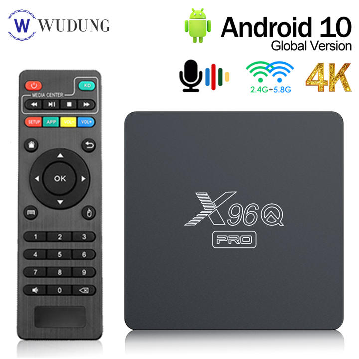 Dispositivo de TV inteligente X96Q PRO, decodificador con Android 10 ...