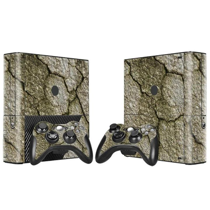 Stylish Design Vinyl Decal Skin Sticker For XBOX 360 E Gaming Console+2 ...