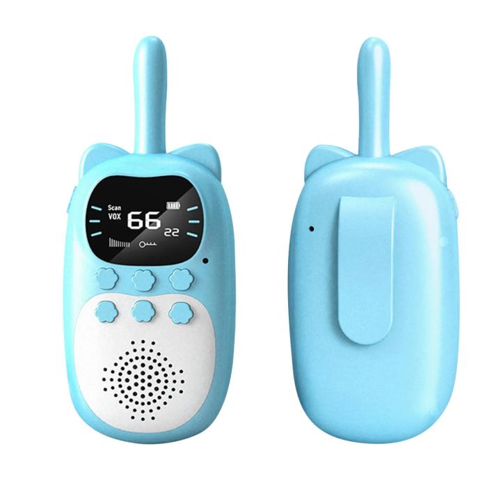 Mini walkie-talkie de juguete infantil, llamada inalámbrica de 3KM ...