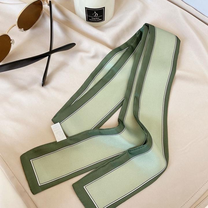 Bufanda Femenina Francesa con Estampado de Pañuelo Ribbon Headband ...