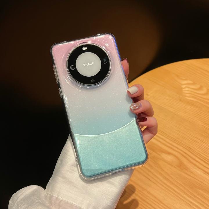Funda de Teléfono de Brillo Degradado para Huawei Mate 60 Pro Mate 50 Pro Mate 40 Mate 30 Pro ...