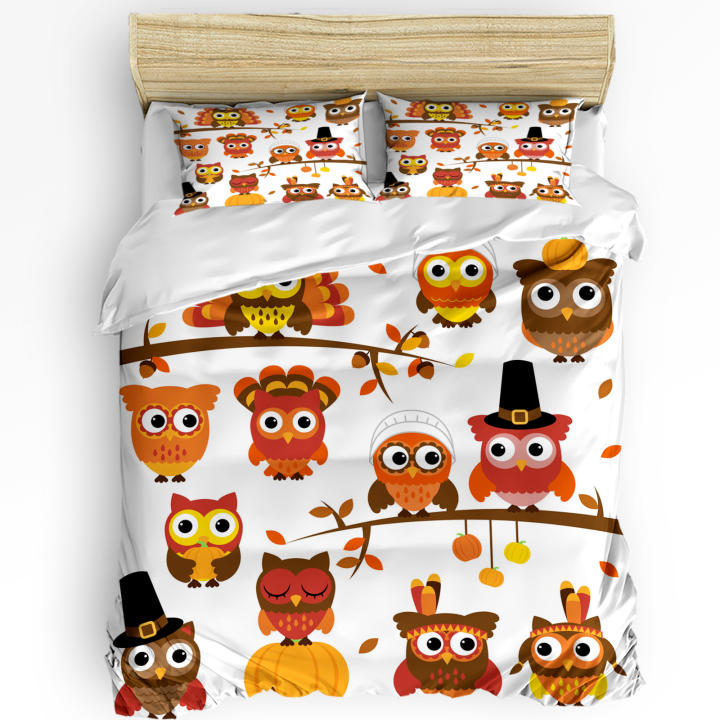 Juego de Ropa de Cama con Diseño de Calabaza para Accarón 3 Piezas ...