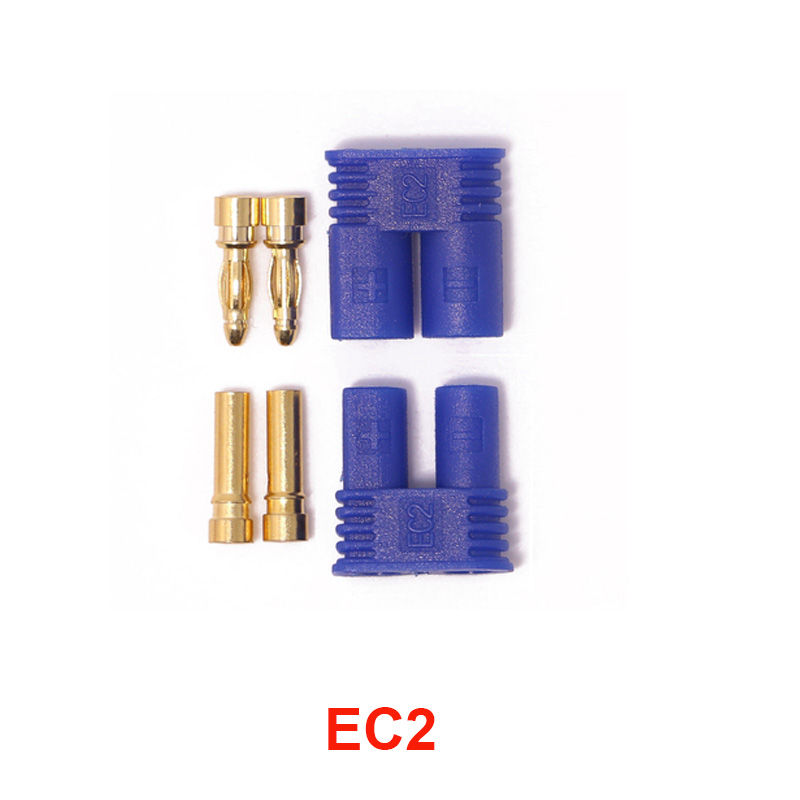 Juego de conectores de batería Amass EC2 EC3 EC5, macho y hembra, 2,0mm, 3,5mm, 5,0mm, enchufe ...