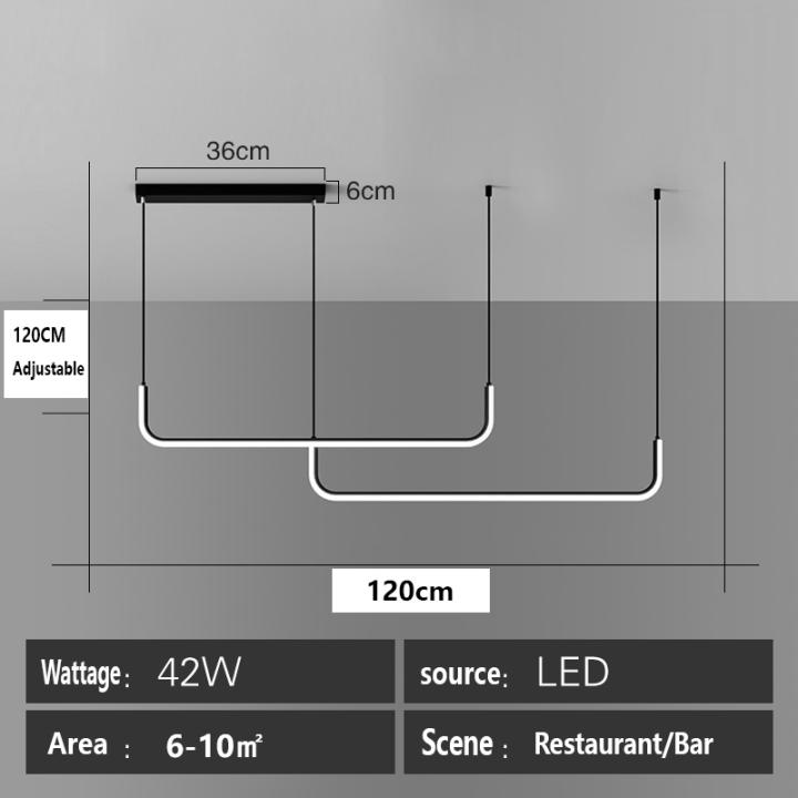 Luz colgante LED con interruptor CCT, atenuación sin parpadeo, cuerpo ...