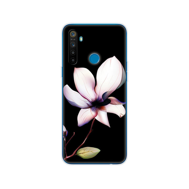 Funda de silicona para Realme 5 RMX1927, carcasa trasera de TPU suave ...