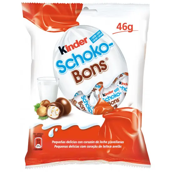 Kinder Schoko Bons - Deliciosas bolitas crujientes con trocitos de ...